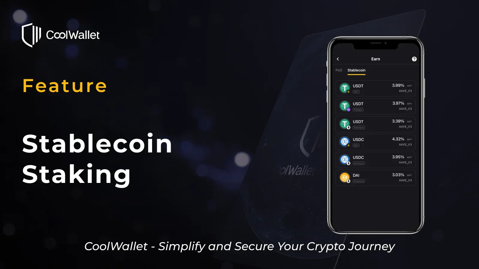 Step-by-Step Guide for Stablecoin Staking – CoolWallet